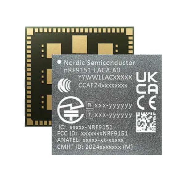 NRF9151-LACA-R7 Nordic Semiconductor | Mouser Israel